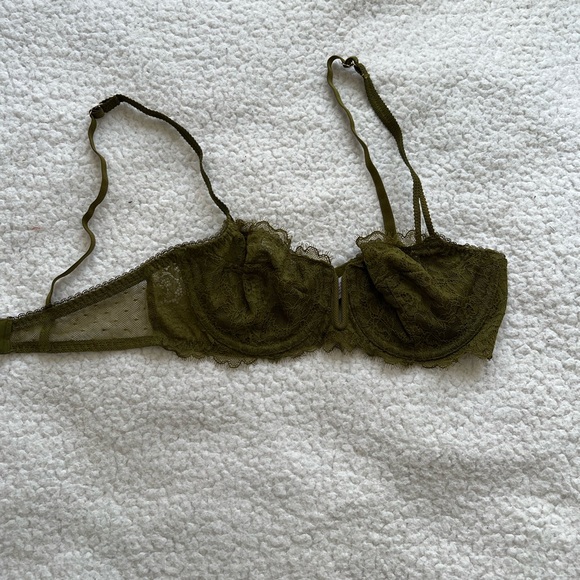 Auden | Intimates & Sleepwear | Olive Lace Underwire Bra | Poshmark